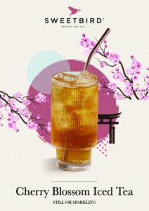 Sweetbird Cherry Blossom Iced Tea Poster - Sweetbird