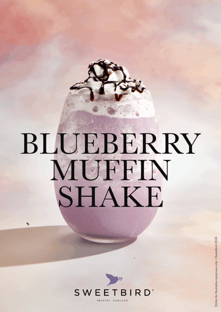 Blueberry Muffin Shake Poster - Sweetbird